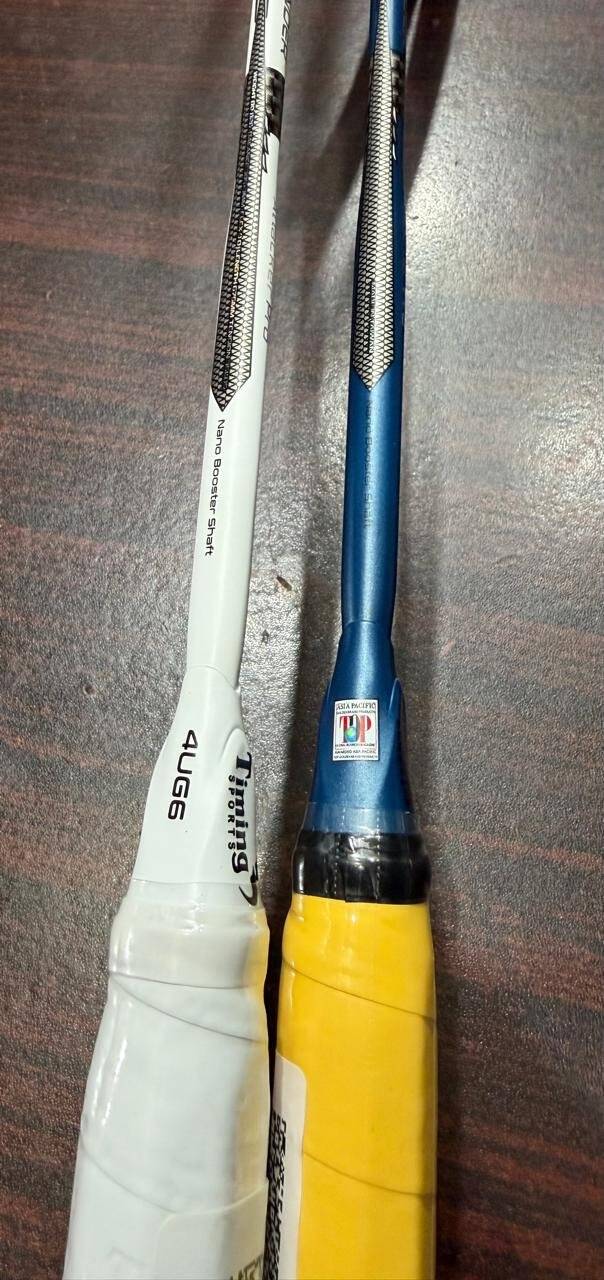 Timing Bedminton racket Original with gut and grip - Spin Sports