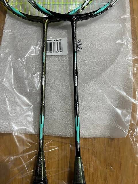 Karackal Dragon force Original badminton racket with gut and grip ...